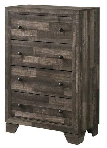 Coralee Rustic Gray Bedroom Set In Queen/King - ASY Furniture