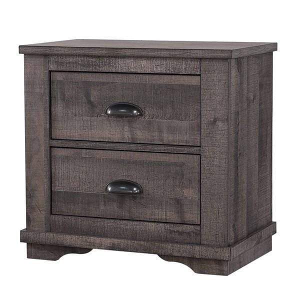 Coralee Rustic Gray Bedroom Set In Queen/King - ASY Furniture